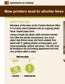 PPT: New Printers Lead to Shorter Lines | Labor Management Partnership