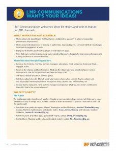 LMP Editorial Guidelines | Labor Management Partnership
