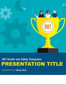 UBT Health and Safety Champions PowerPoint Template | Labor Management ...